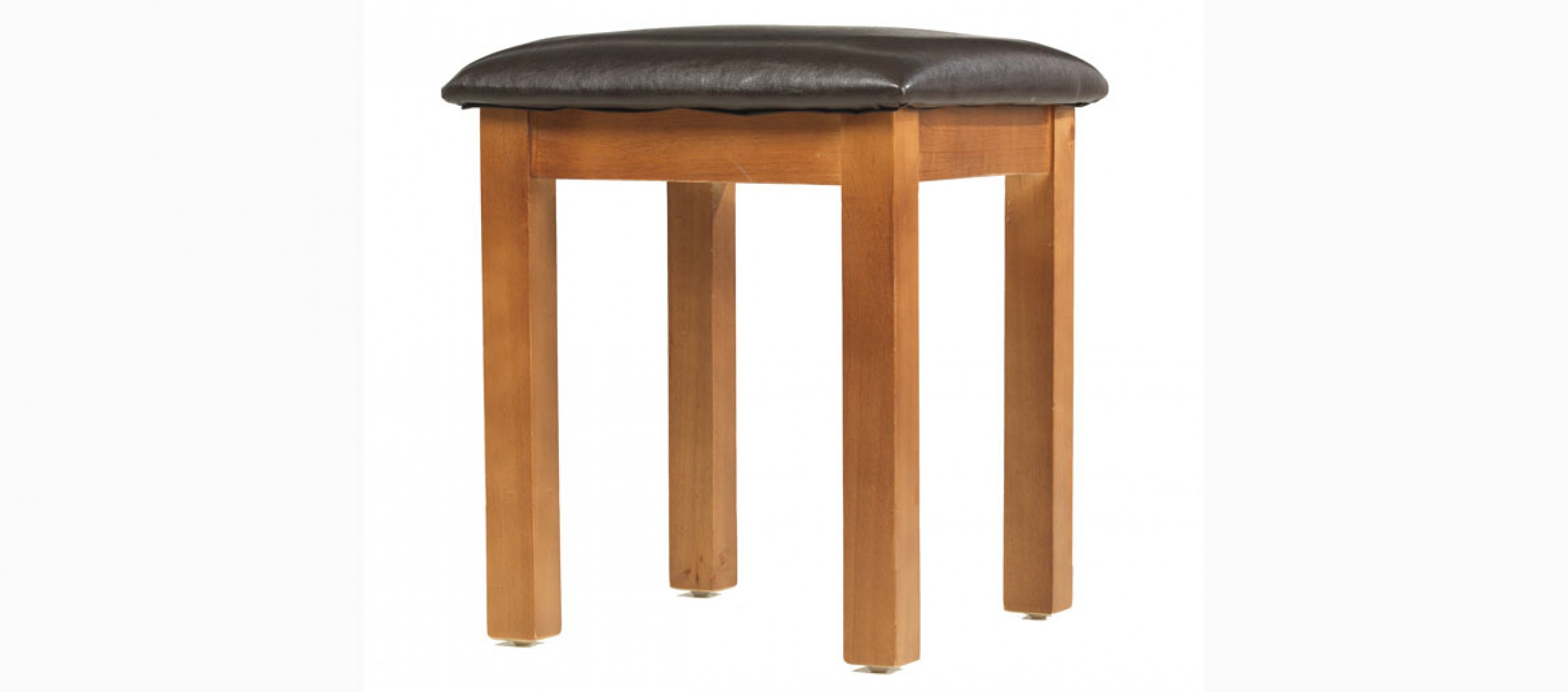 Devon Pine Dressing Table Stool | Quercus Living