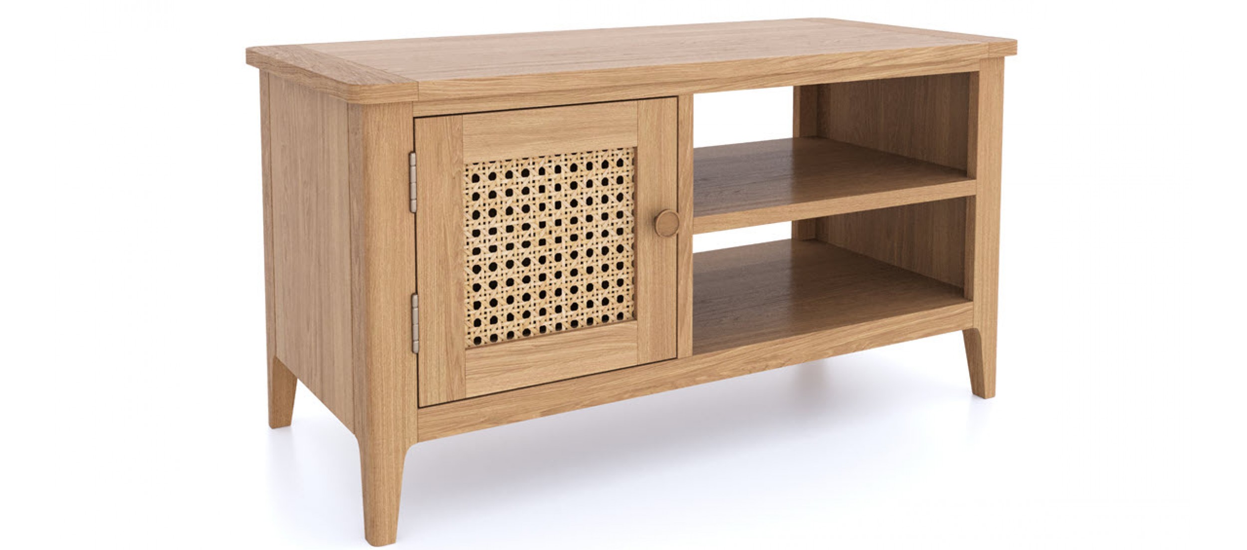 Bravur Natural Oak TV Unit - Quercus Living