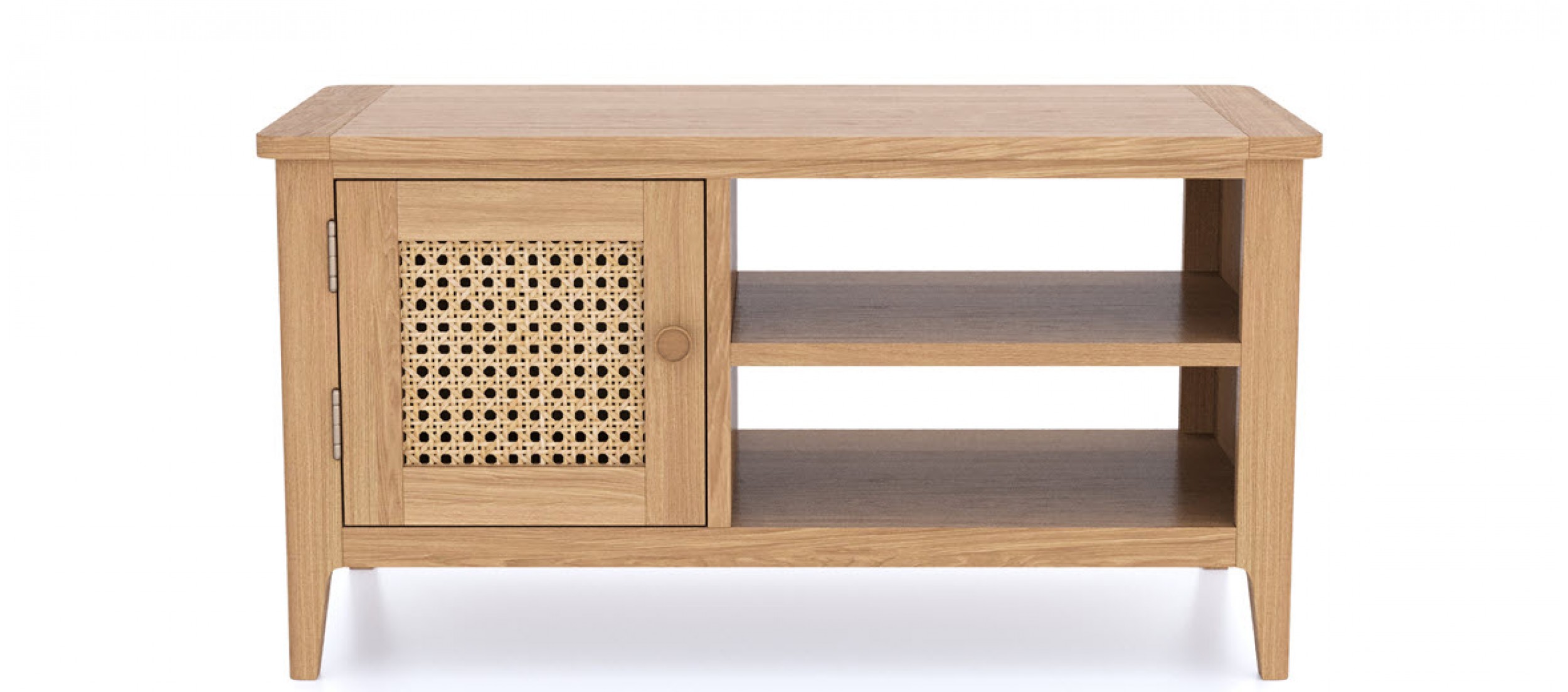 Bravur Natural Oak TV Unit - Quercus Living