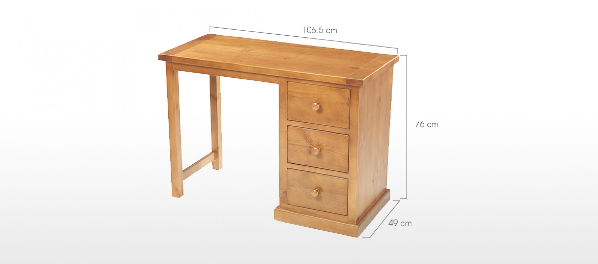 Devon Pine Dressing Table | Quercus Living