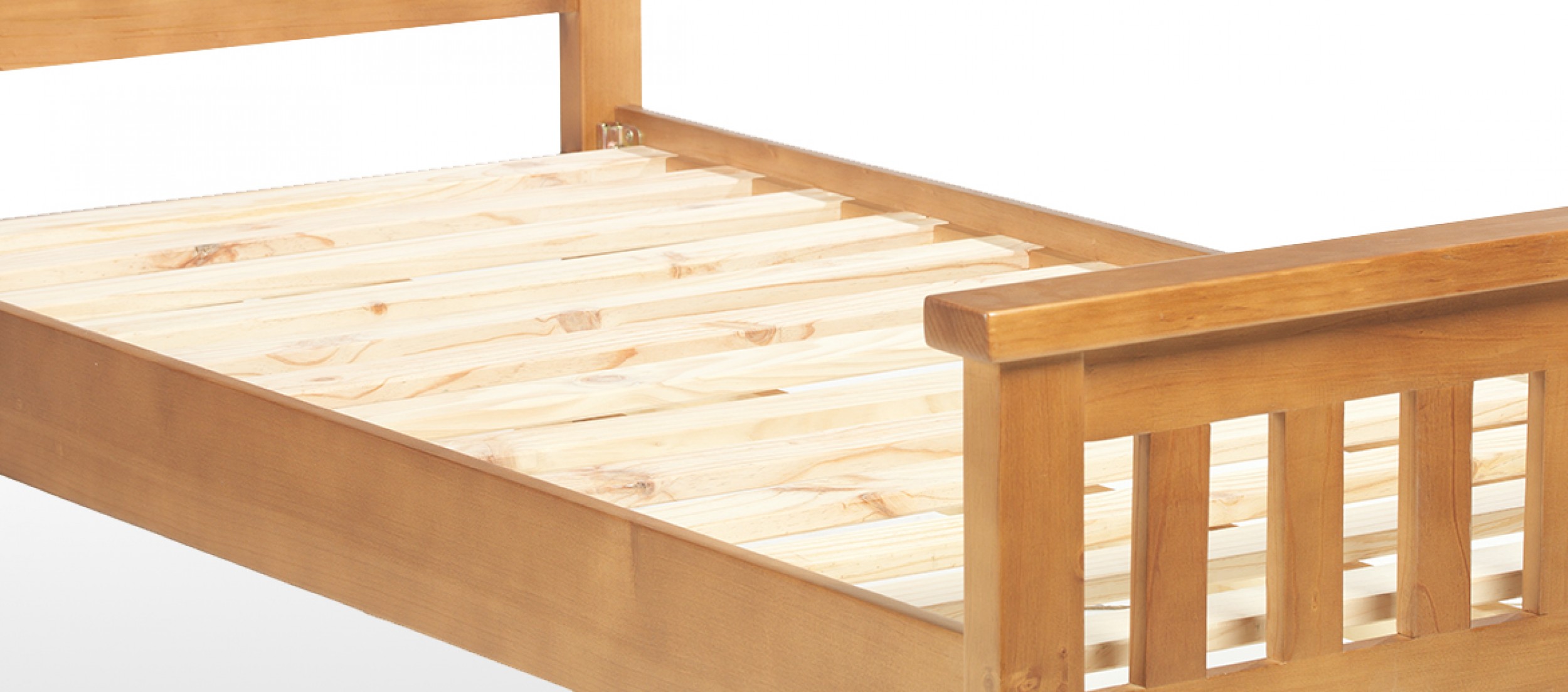 Devon Pine Single Bed (3') | Quercus Living