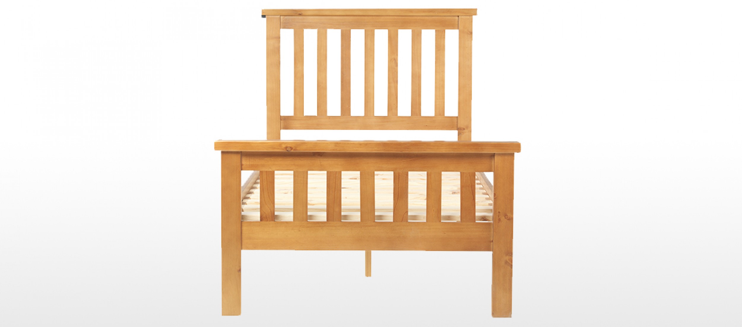 Devon Pine Single Bed (3') | Quercus Living