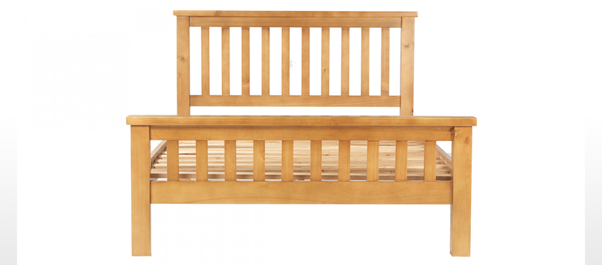 Devon Pine Double Bed (4' 6") | Quercus Living
