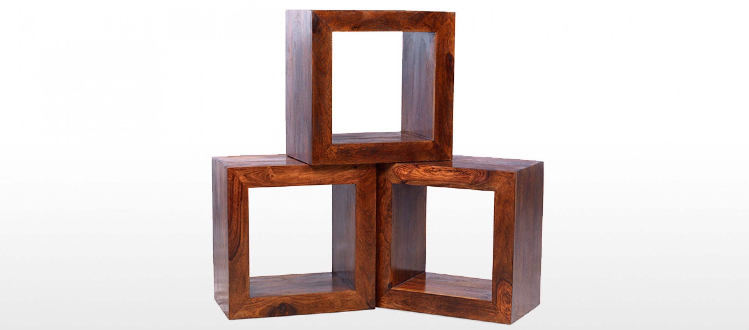 Cube Sheesham 1 Hole Cube | Quercus Living
