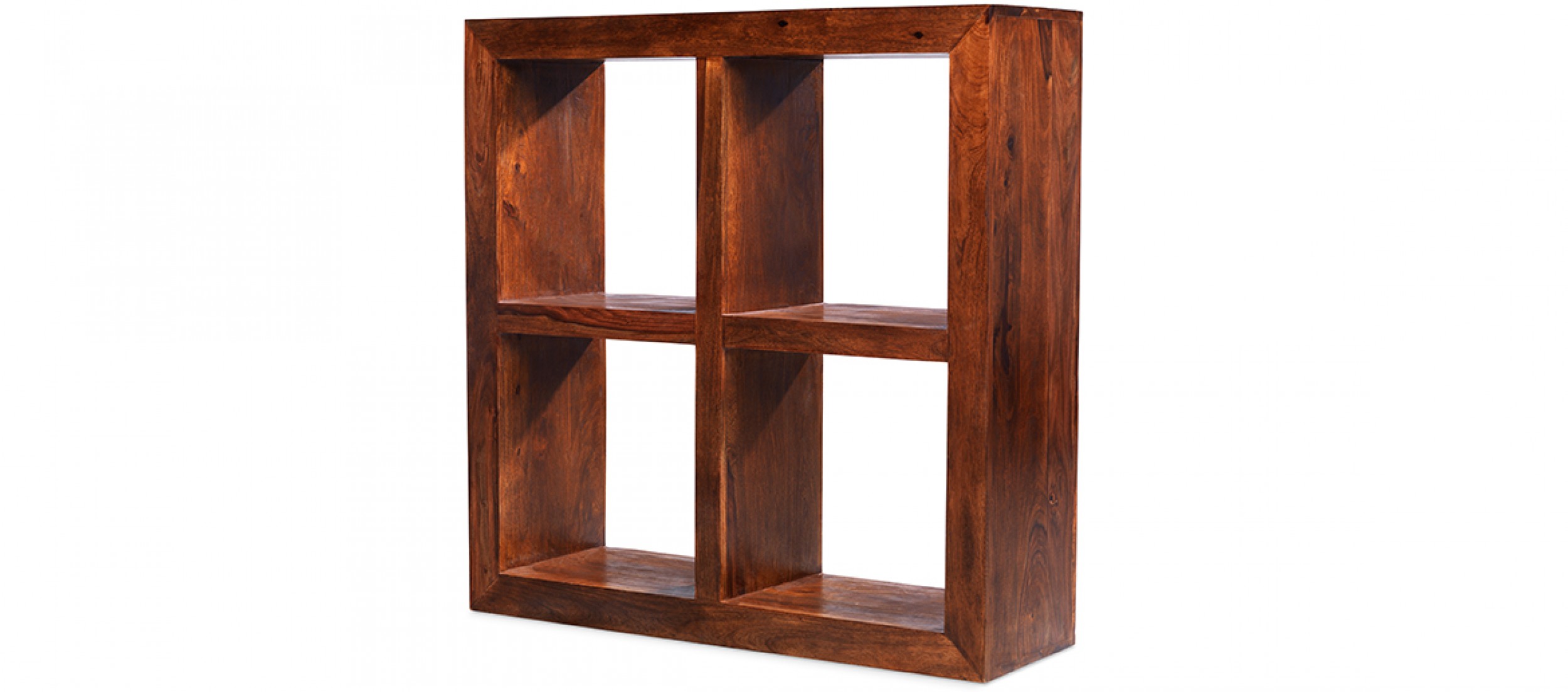 Cube Sheesham 4 Hole Cube | Quercus Living