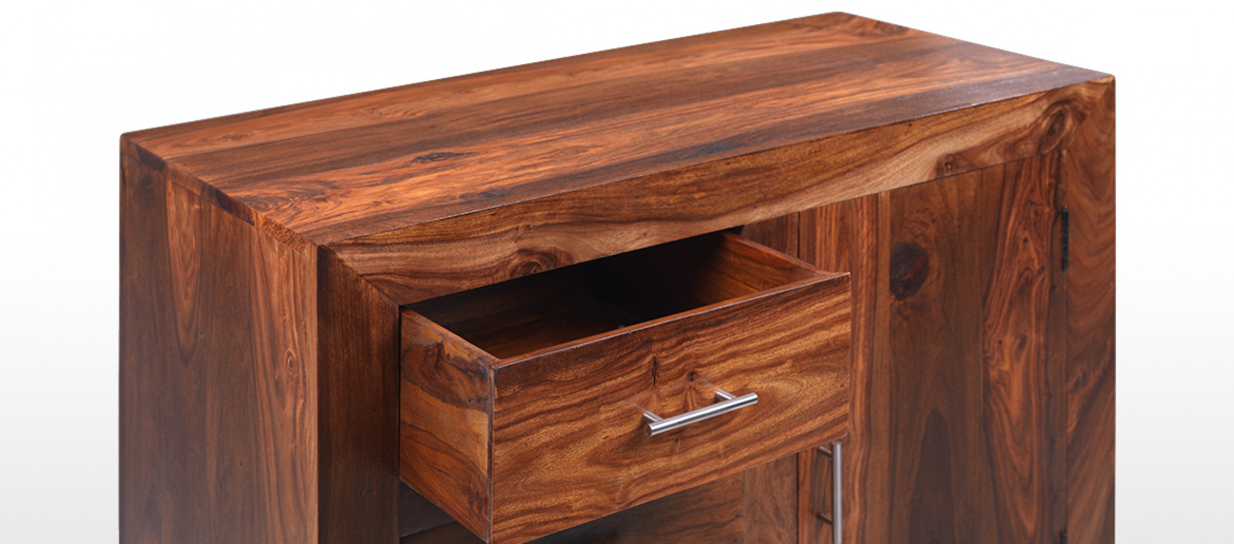 Cube Sheesham Small Sideboard | Quercus Living