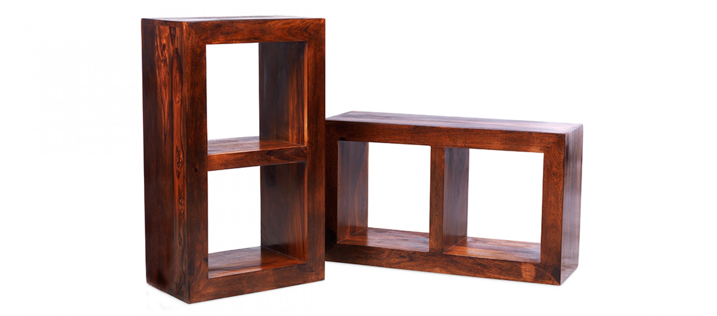 Cube Sheesham 2 Hole Cube | Quercus Living