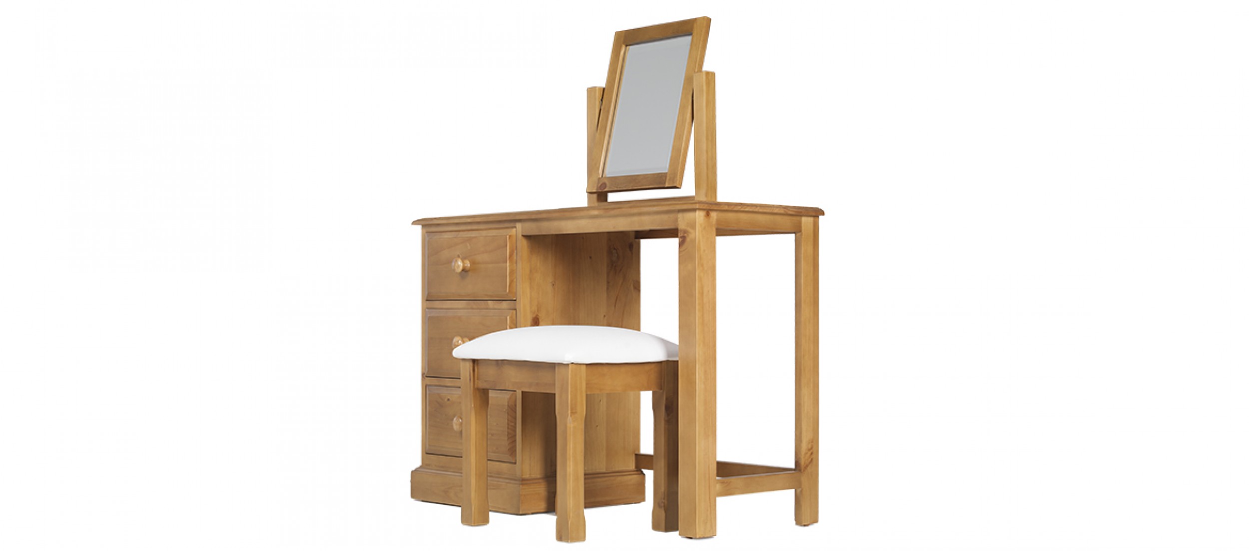 Essentials Pine Dressing Table Set | Quercus Living