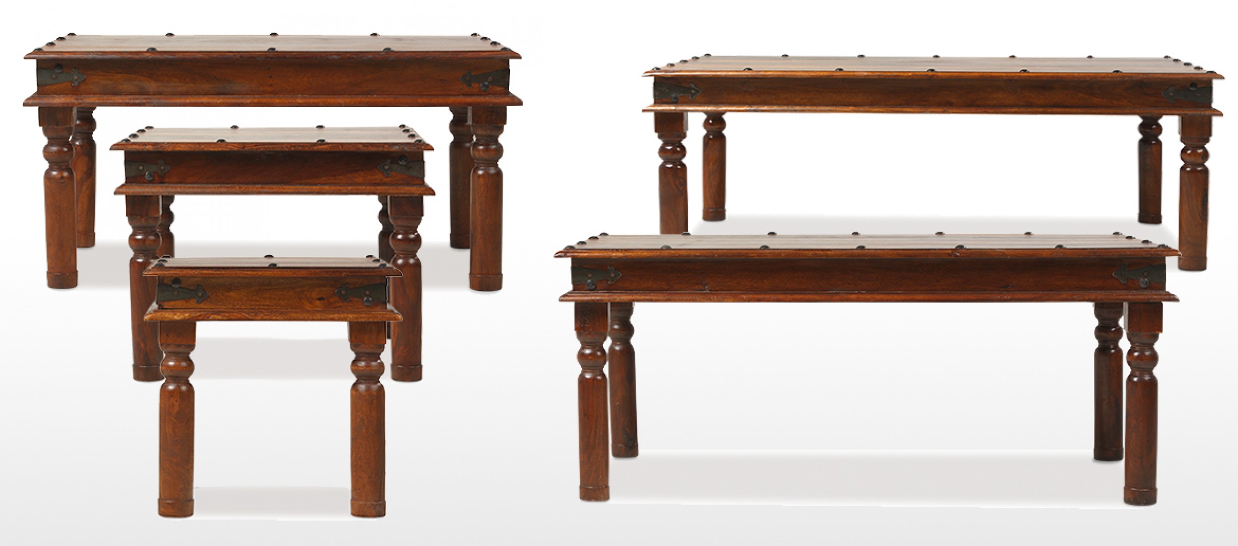 Jali Sheesham 120 cm Thakat Coffee Table | Quercus Living