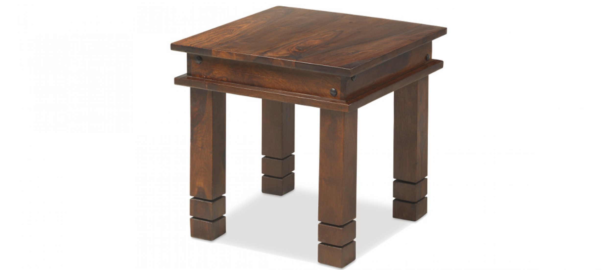 Jali Sheesham 45 cm Chunky Coffee Table | Quercus Living