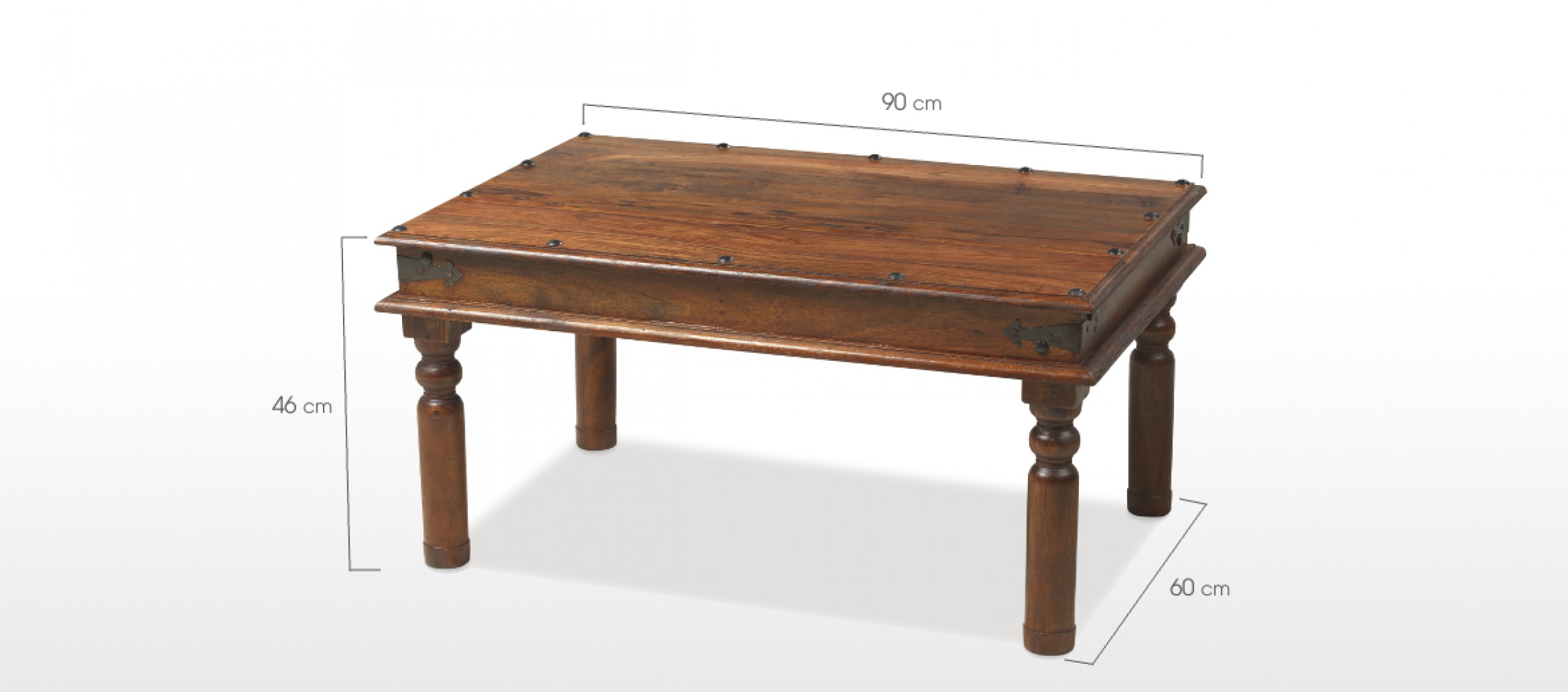 Jali Sheesham 90 cm Thakat Coffee Table | Quercus Living