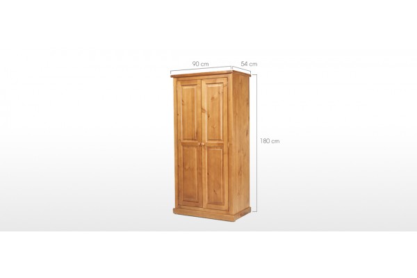 pine combination wardrobe